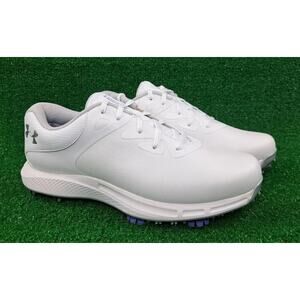 Under Armour | Shoes | Under Armour White Leather Charged Pga Pro Tour ...